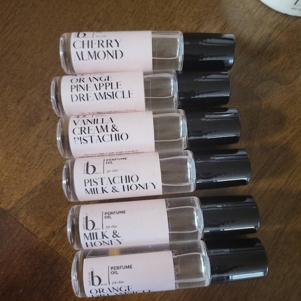 Strawberry Glazed Donut Perfume Oil Roller Gourmand Fragrance Sugar ...