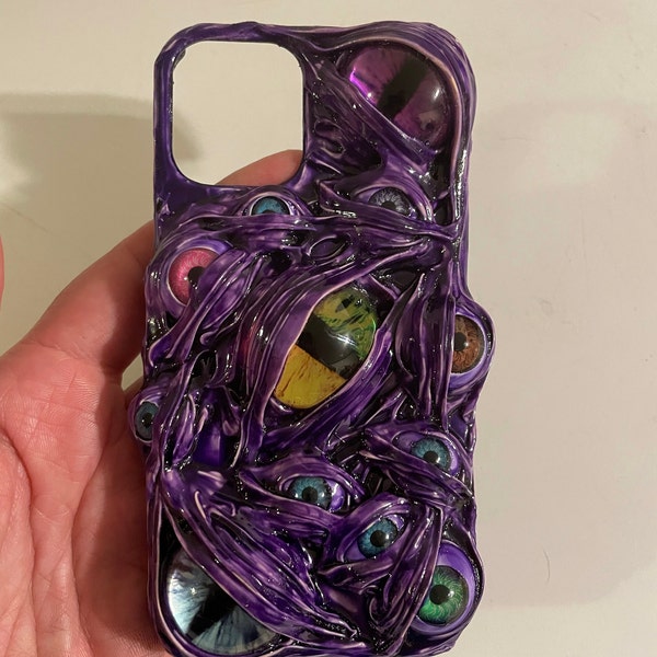 Gothic Decoden Phone Case,3d Horror Scary Goth iPhone Case,designer ...