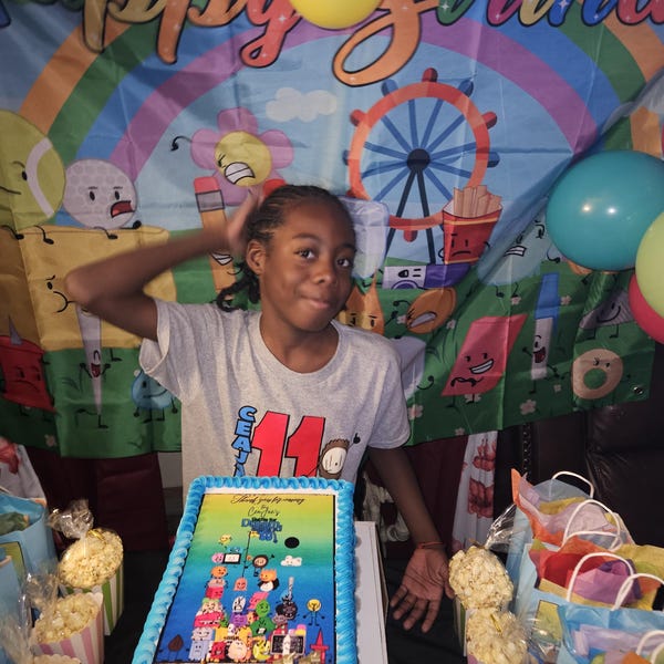 BFDI Birthday Shirt - Name and Age Can Be Customized - Battle for Dream ...