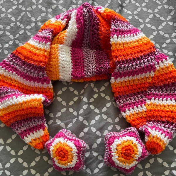 Jester Hat - Crochet Jester Hat - Jester Beanie - Inspired by ...