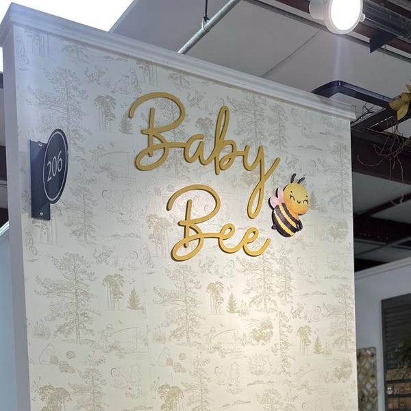 Birthday Backdrop Name Sign, Name Sign for First Birthday Party, Wood ...