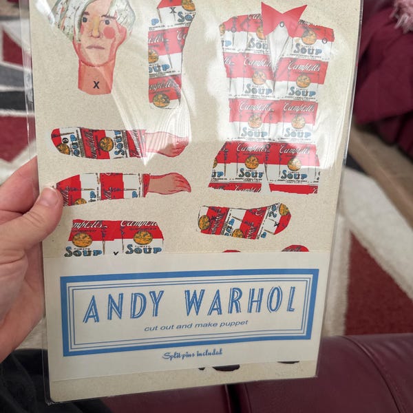 Keith Haring Cut and Make Puppet - Etsy