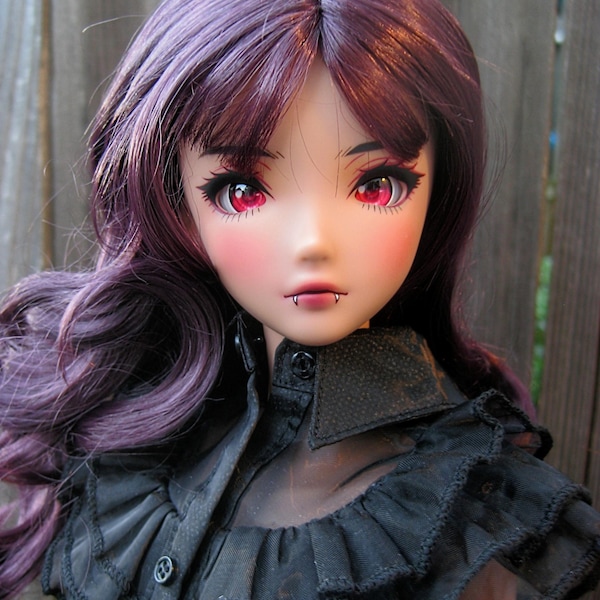 Custom Doll Wig for Minifee 1/4 BJD Dolls tan Caps 6-7 Head Size of Bjd ...