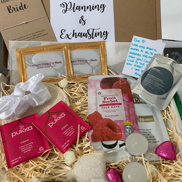 Bride to Be Pamper Gift - Bride Pamper Box , Bride Relaxation Gift ...