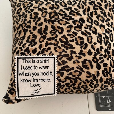 PATCH for Memory Pillow Custom Signature - Etsy