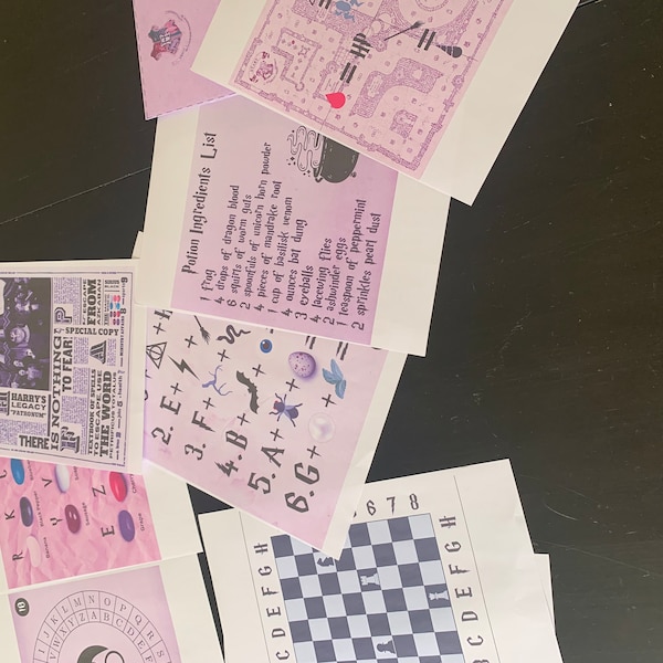 Alice in Wonderland Scavenger Hunt, Birthday Party Games, Wonderland ...