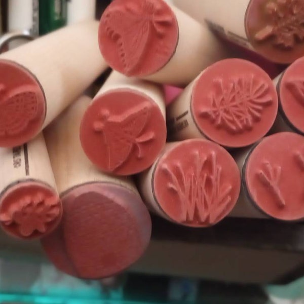 Tree Trio Rubber Stamp - Etsy