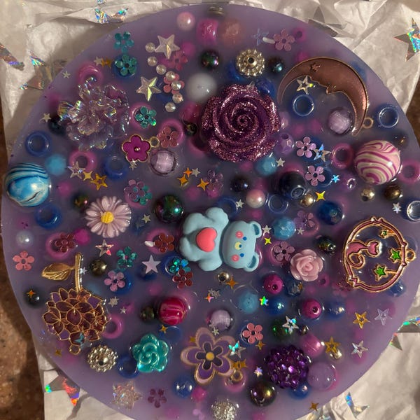 Purple Galactic Glitz Slime / Sparkles / Clear Slime / Cheap Slime ...