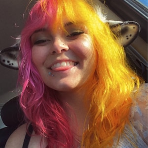 Goth Cow Ears Headband Cosplay Faux Fur Goat Sheep Ears - Etsy