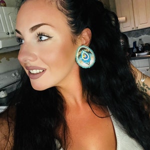 Beaded Red Hand Barrette - Etsy