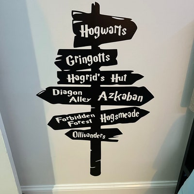 Harry Guideboard Wall Stickers for Home Decor Kids Room Decoration ...