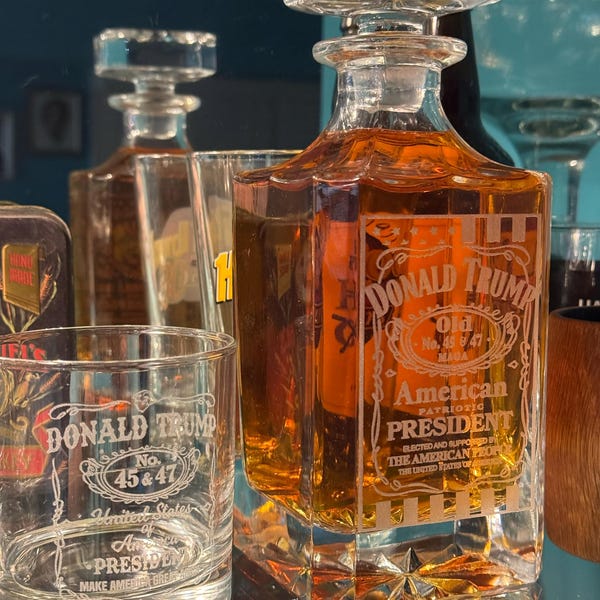 Donald Trump Mugshot | President Trump Decanter | Conservative Gift ...