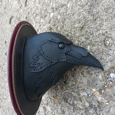 PDF Pattern Leather Raven Head Wall Mount - Etsy