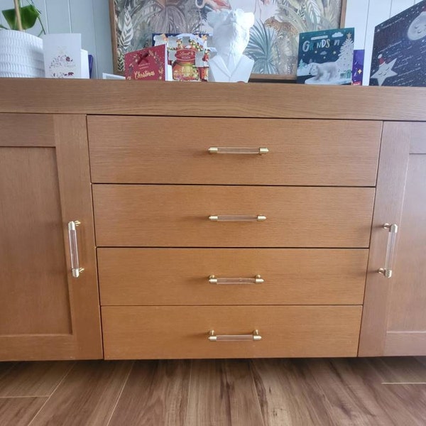 Brass Crystal Handle Pure Copper Crystal Handle Light Luxury Cabinet ...