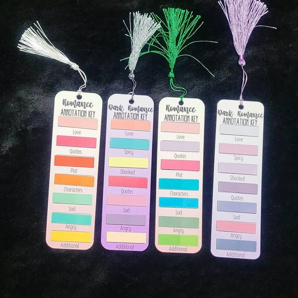 Book Annotation Kit for Romance and Fantasy Readers | Starter Pack With ...