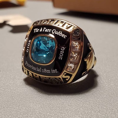 Custom Text and Color Championship Ring Football, Baseball, Basketball ...