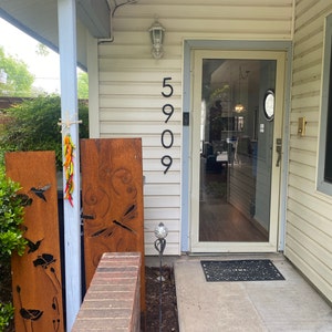 NO DRILLING REQUIRED 7.5 Vinyl Siding House Numbers Black or White - Etsy