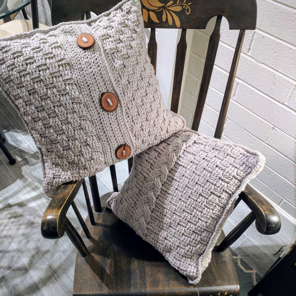 CROCHET PATTERN - Aran Accent Pillow - Instant Download (PDF) - Etsy