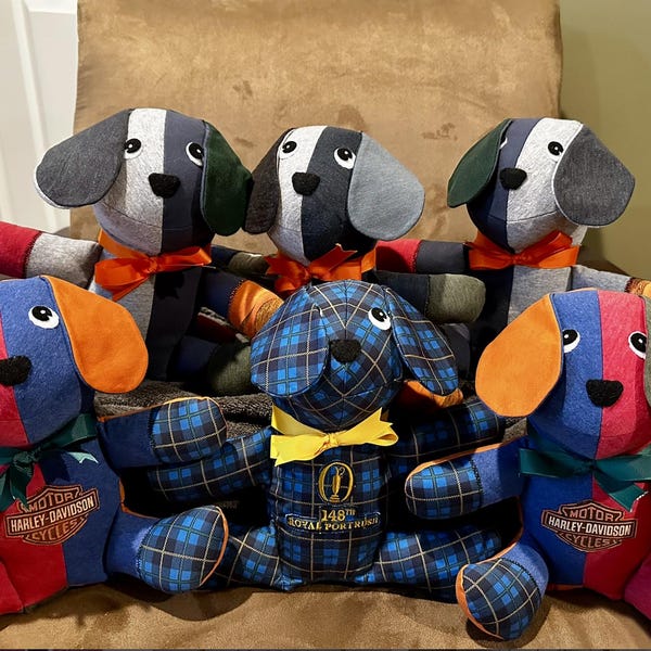 Memory Dog/puppy/stuffed Animal/custom Made/from Shirt/in Memory Of ...