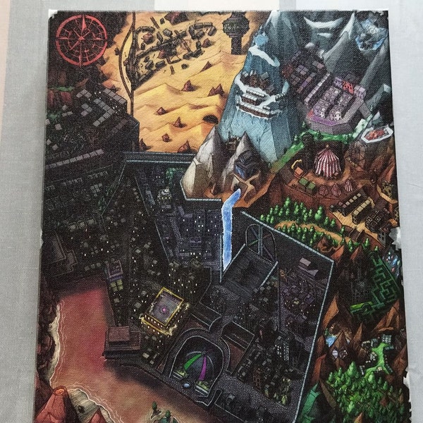 Reborn Region Map (matte) - Etsy