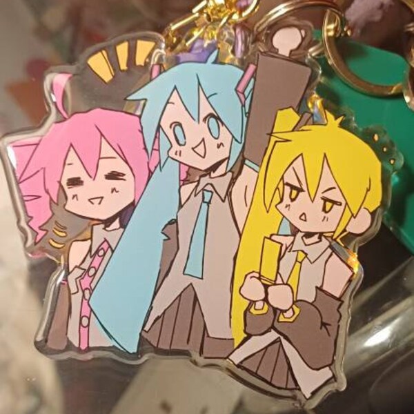 Vocaloid Charms! [hatsune Miku, Triple Baka, Kagamine Rin, Calne Ca] - Etsy