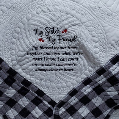 Sister Squad Machine Embroidery Design / Sister Love / Sister - Etsy