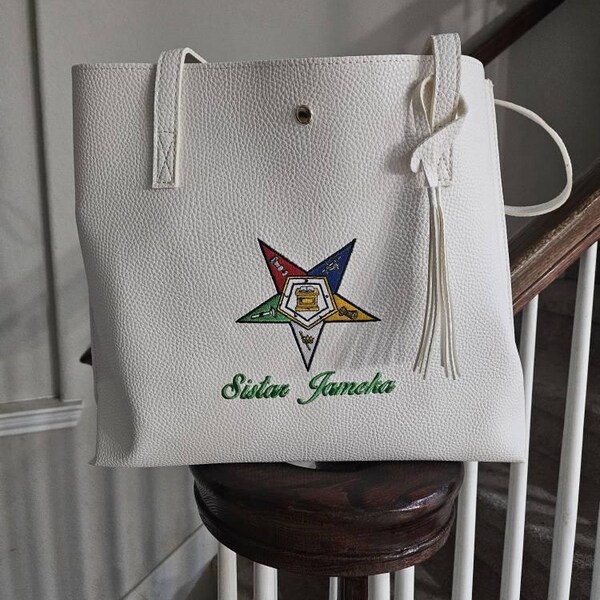 OES - Order of the Eastern Star Personalized Tote Bag (altar Pentagon ...