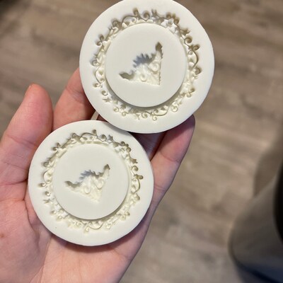 ROUND OREO FRAME Silicone Mold - Etsy