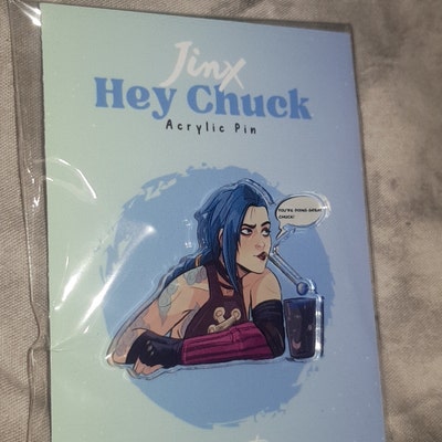 Jinx Vinyl Sticker 3 Variations Arcane Sticker Hey Chuck - Etsy