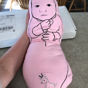 Customized Life-size Newborn Baby Pillow Birth Gift Keepsake - Etsy