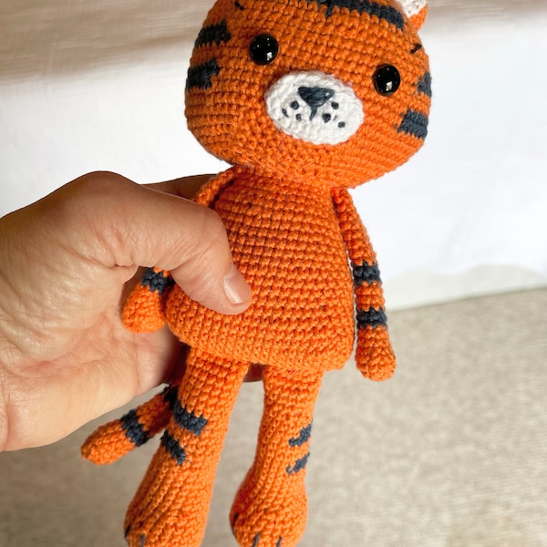 Alain the Tiger Amigurumi Crochet Pattern - Create Your Own Adorable ...