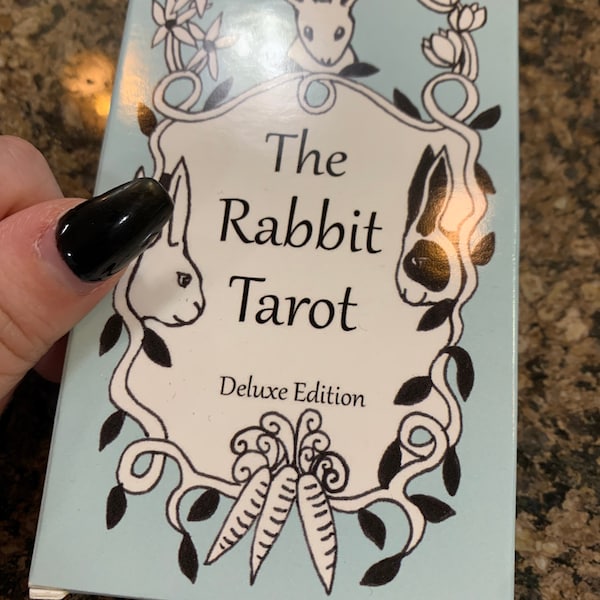 The Rabbit Tarot - Deluxe Version- Animal Art Card Deck From Original ...