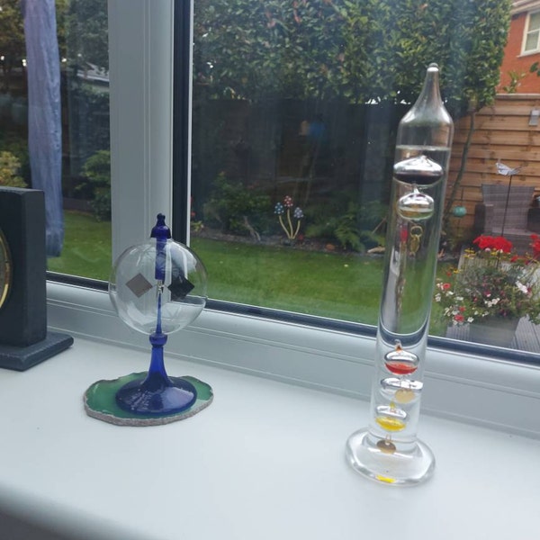 16cm High Solar Radiometer | 4 Blades Rotating Glass Windmill Crookes ...