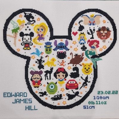 Bookmark Villains Cross Stitch Pattern, Mini Pixel Villains, Halloween ...