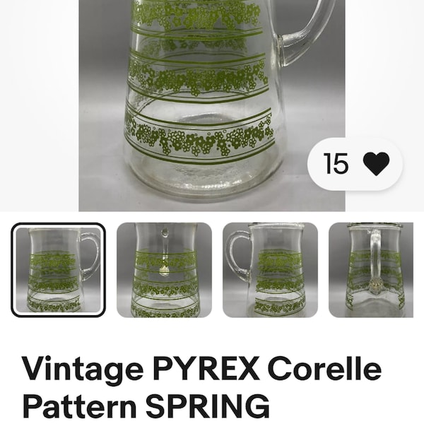 Turquoise - Pyrex Collectors Checklist by "my Pretty Pyrex" - Instant ...