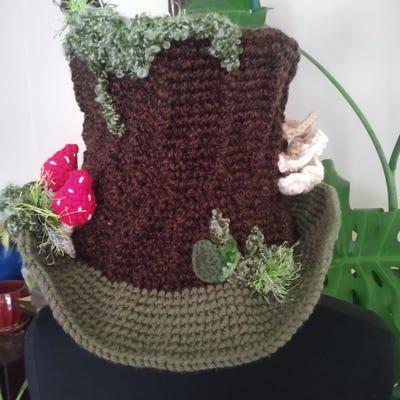 Digital Crochet PATTERN: Bark Gauntlets Bracers Whimsical Mushroom Tree ...