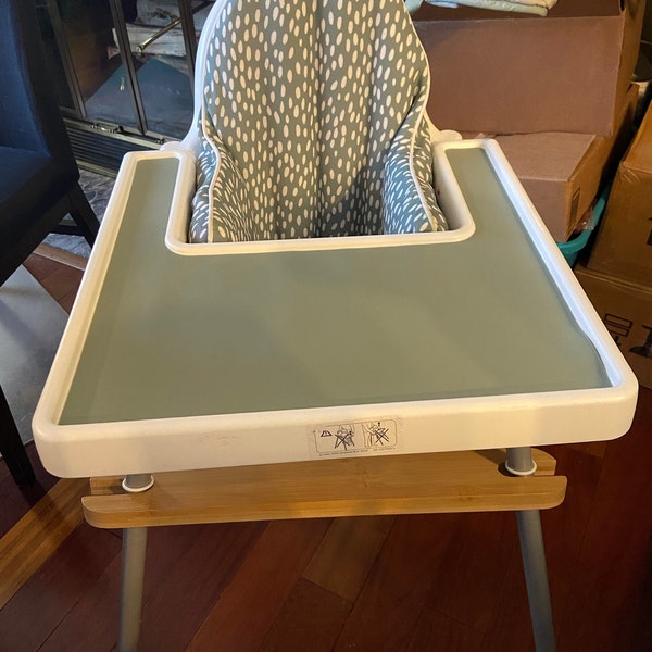 Bamboo Adjustable Footrest for IKEA High Chair, Foot Rest for Antilop ...
