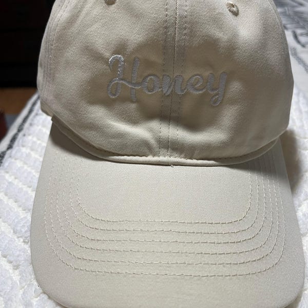 Custom Text Embroidered Hat, Personalized Saying Cap, Vintage Baseball ...