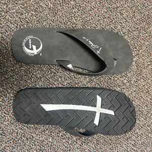 Unique Mens Sandals, Mens Flip Flops, Christian Clothing, John 316 ...