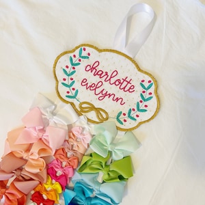 Quilted Banner Machine Embroidery Font ITH - Etsy