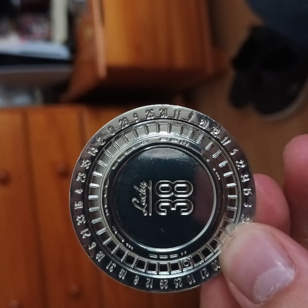 Fallout Platinum Poker Chip - Lucky 38 - Etsy