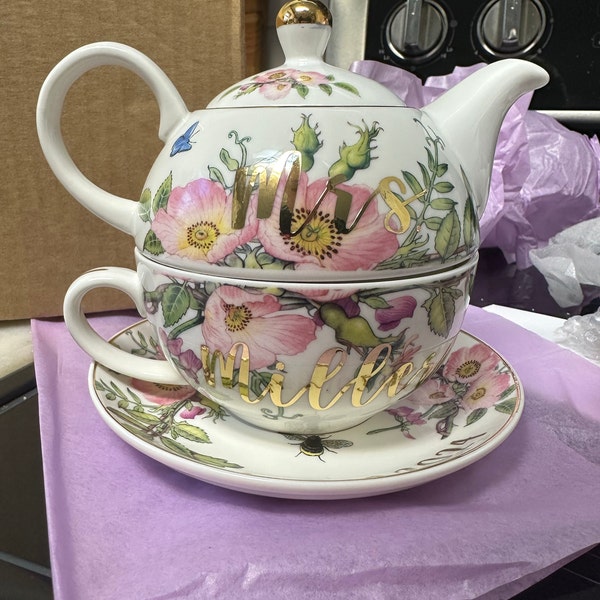 Tea Cup | Personalized Tea Cups | Custom Tea Cup | Tea Lover Gift ...