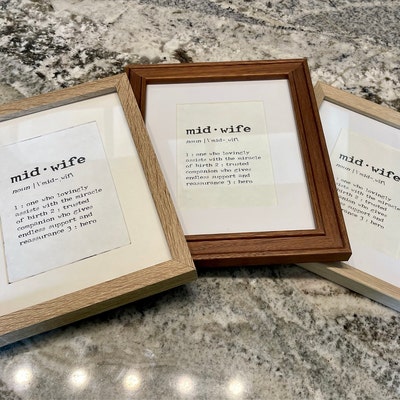 Midwife Definition Print in Typewriter Font on 5x7, 8x10, 11x14 ...