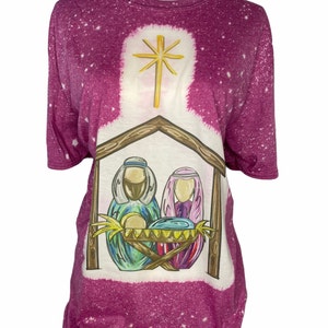 Manger Scene Watercolor Design PNG Artwork Digital File - for Printing ...