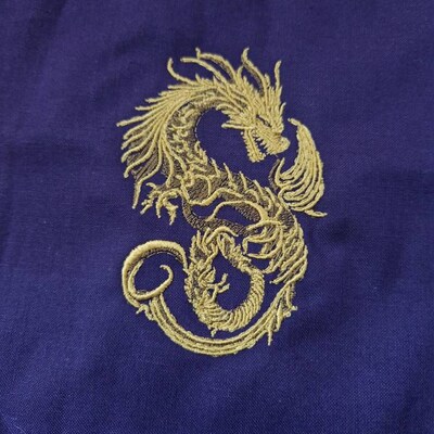 Golden Dragon Machine Embroidery Design Golden Dragon Embroidery Files ...
