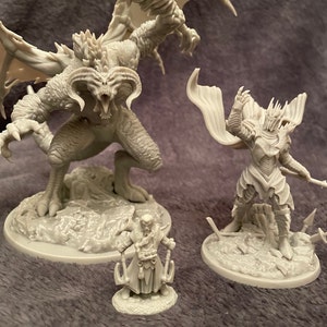 Dragonborn Miniature Dnd Dragonborn Knight Warrior Figure 32mm Scale ...