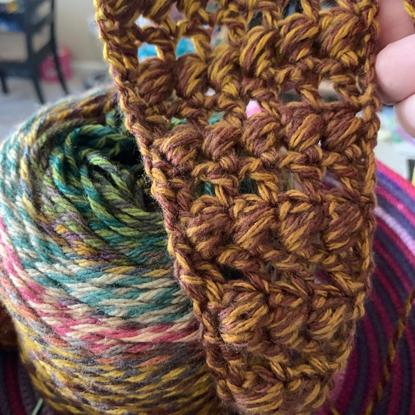 Menandore Crochet Shawl Pattern: Asymmetric Triangle Design (PDF ...