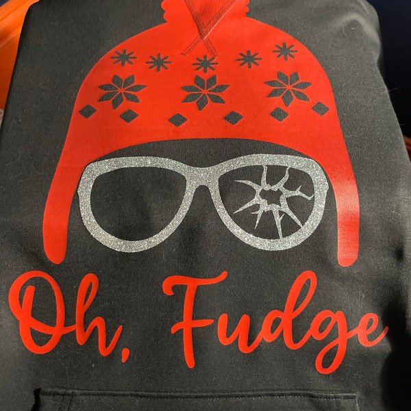 Oh Fudge Svg Files for Cricut, Funny Kids Retro Christmas Movie Holiday ...