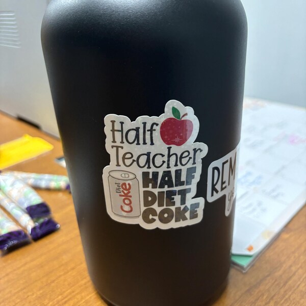 First Grade Teacher Sticker | Sparkly Holographic Teacher Sticker ...