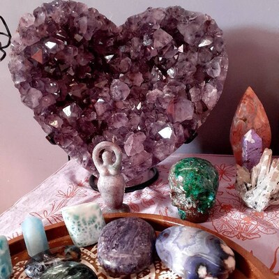 Large Amethyst Cut Base / Standing Amethyst / Raw Amethyst Crystal ...